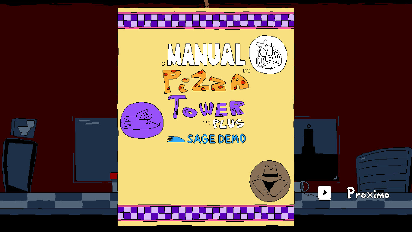 Pizza Tower '19 Plus SAGE Demo PT-BR translation Mod for Pizza Tower ...