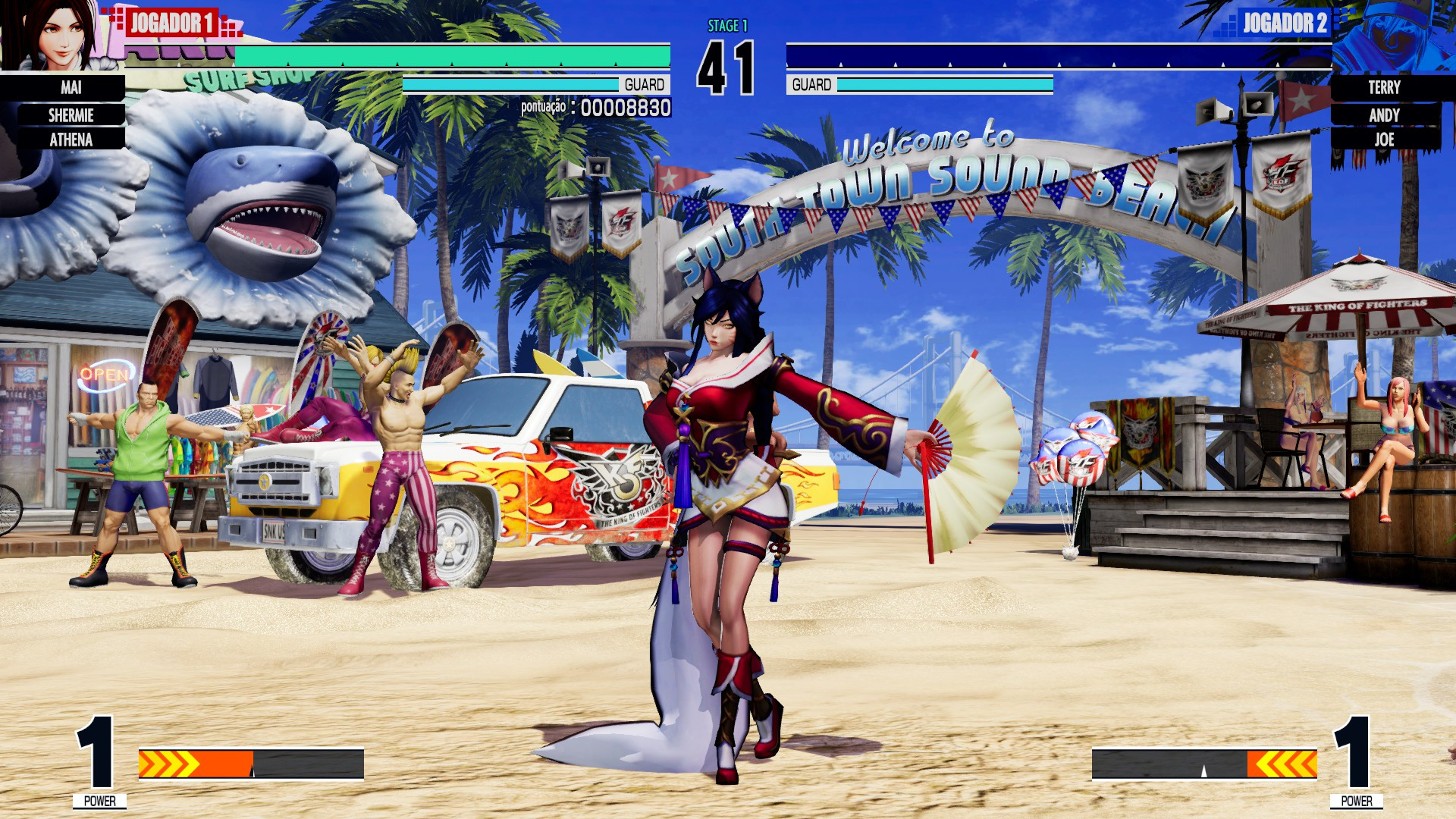 Ahri Mod for Mai Mod for The King of Fighters XV | KoFXV Mods