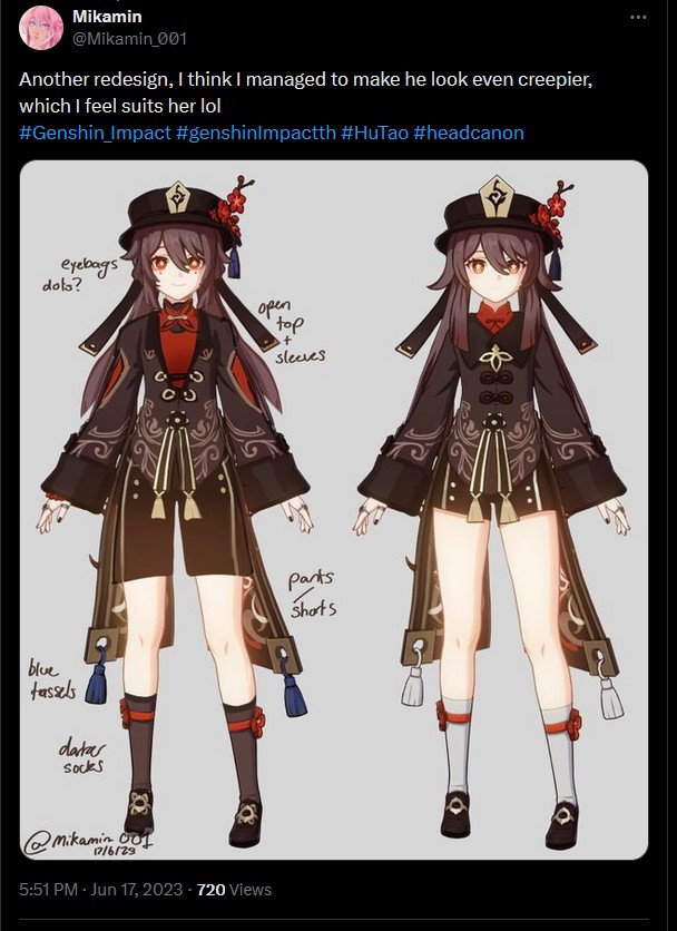 Hu Tao - Petrified Plum Blossoms Mod for Genshin Impact | GI Mods