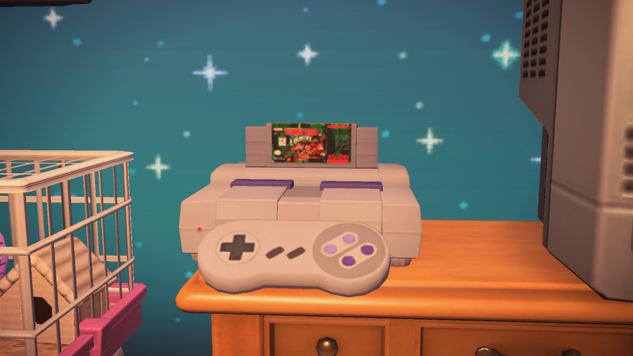 Super Nintendo with TV Screen Mod for Animal Crossing: New Horizons ...