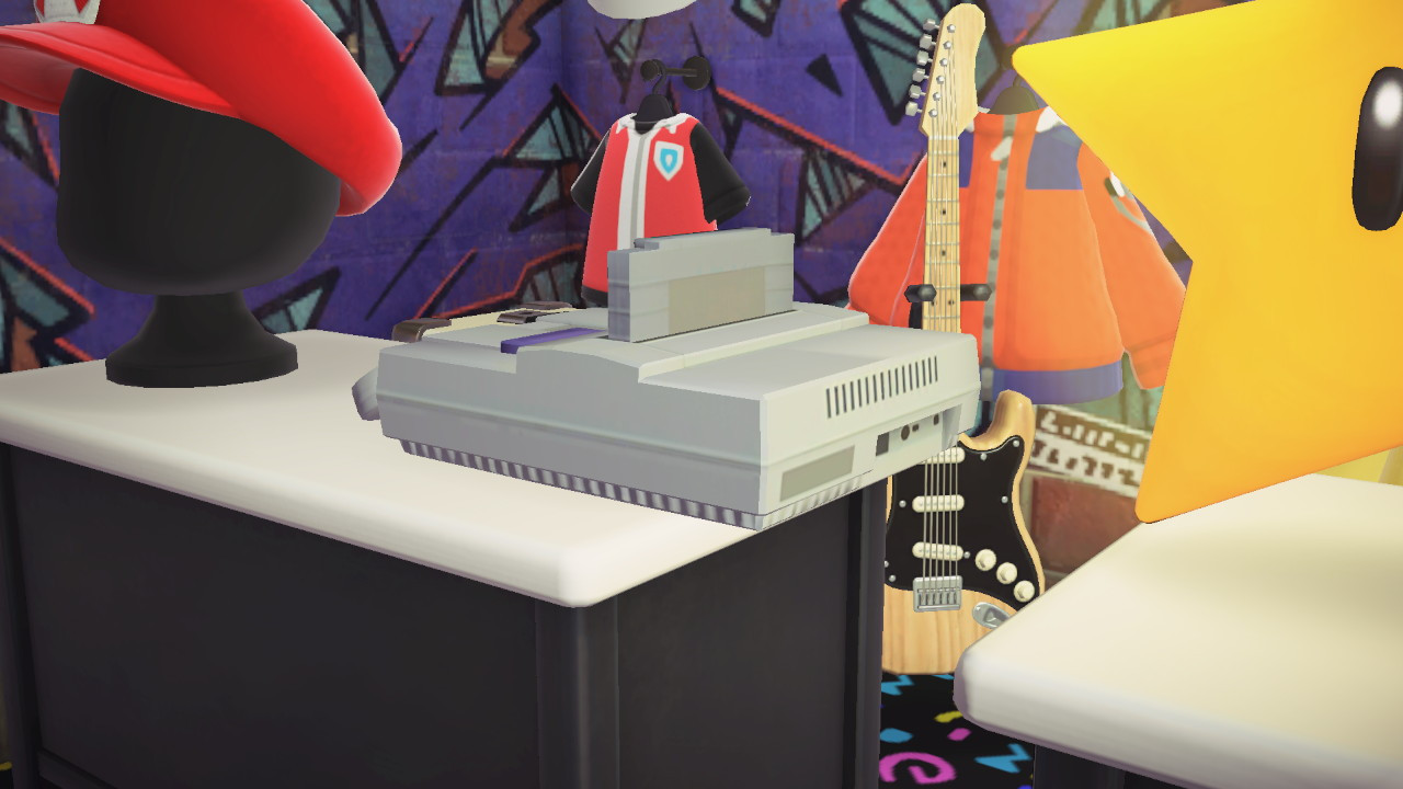 Super Nintendo with TV Screen Mod for Animal Crossing: New Horizons ...