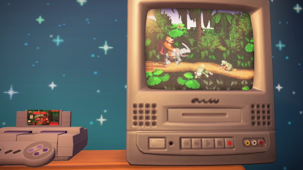 Super Nintendo with TV Screen Mod for Animal Crossing: New Horizons ...