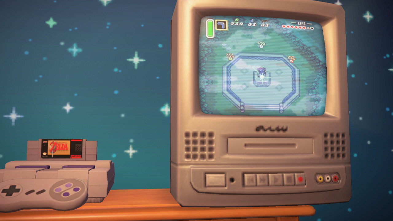 Super Nintendo with TV Screen Mod for Animal Crossing: New Horizons ...