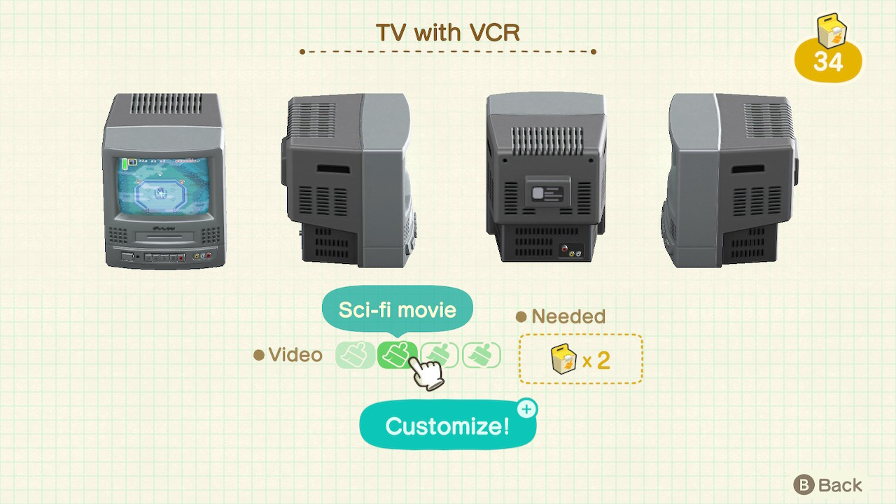 Super Nintendo with TV Screen Mod for Animal Crossing: New Horizons ...