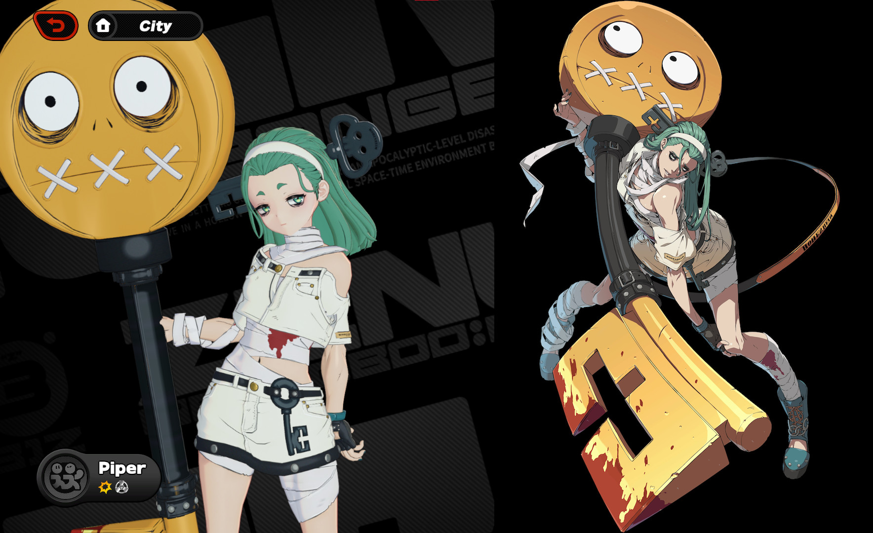 A.B.A from Guilty Gear Strive over Piper Mod for Zenless Zone Zero | ZZZ Mods