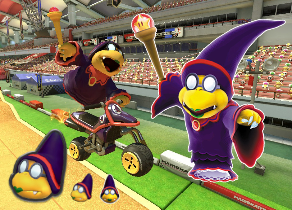 Kamella (Kamek Retexture) Mod for Mario Kart 8 Deluxe | MK8D Mods