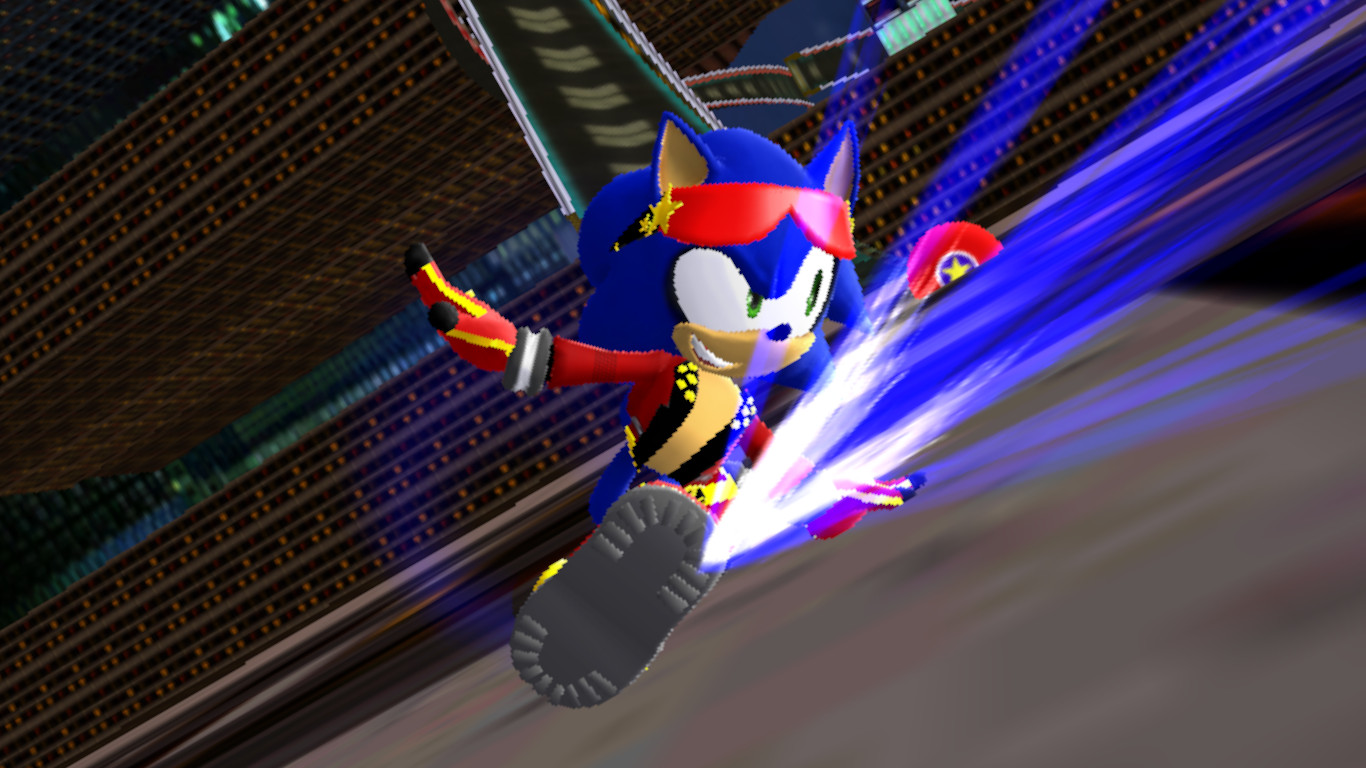 Rockstar Sonic Mod for Sonic World DX | SWDX Mods