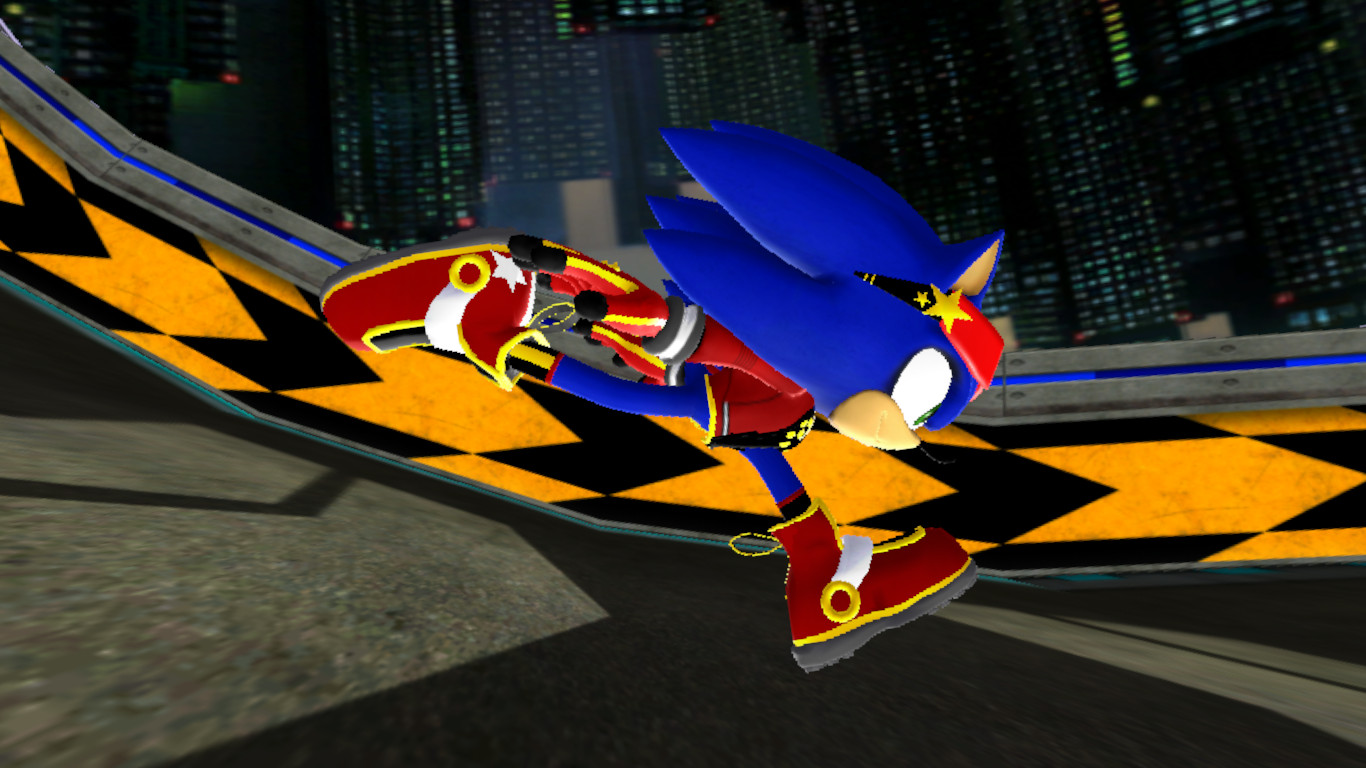 Rockstar Sonic Mod for Sonic World DX | SWDX Mods