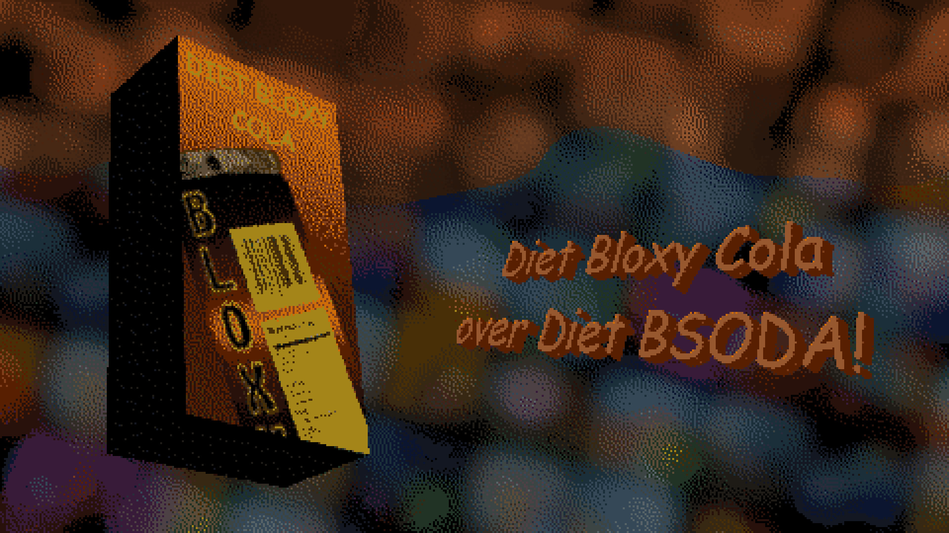 Diet Bloxy Cola over Diet BSODA Mod for Baldi's Basics | Baldi Mods