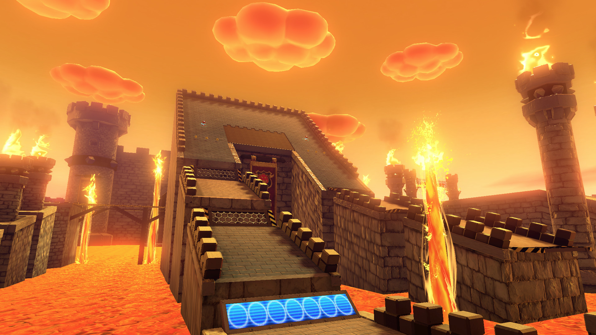 SNES Bowser Castle 1 Mod for Mario Kart 8 Deluxe | MK8D Mods