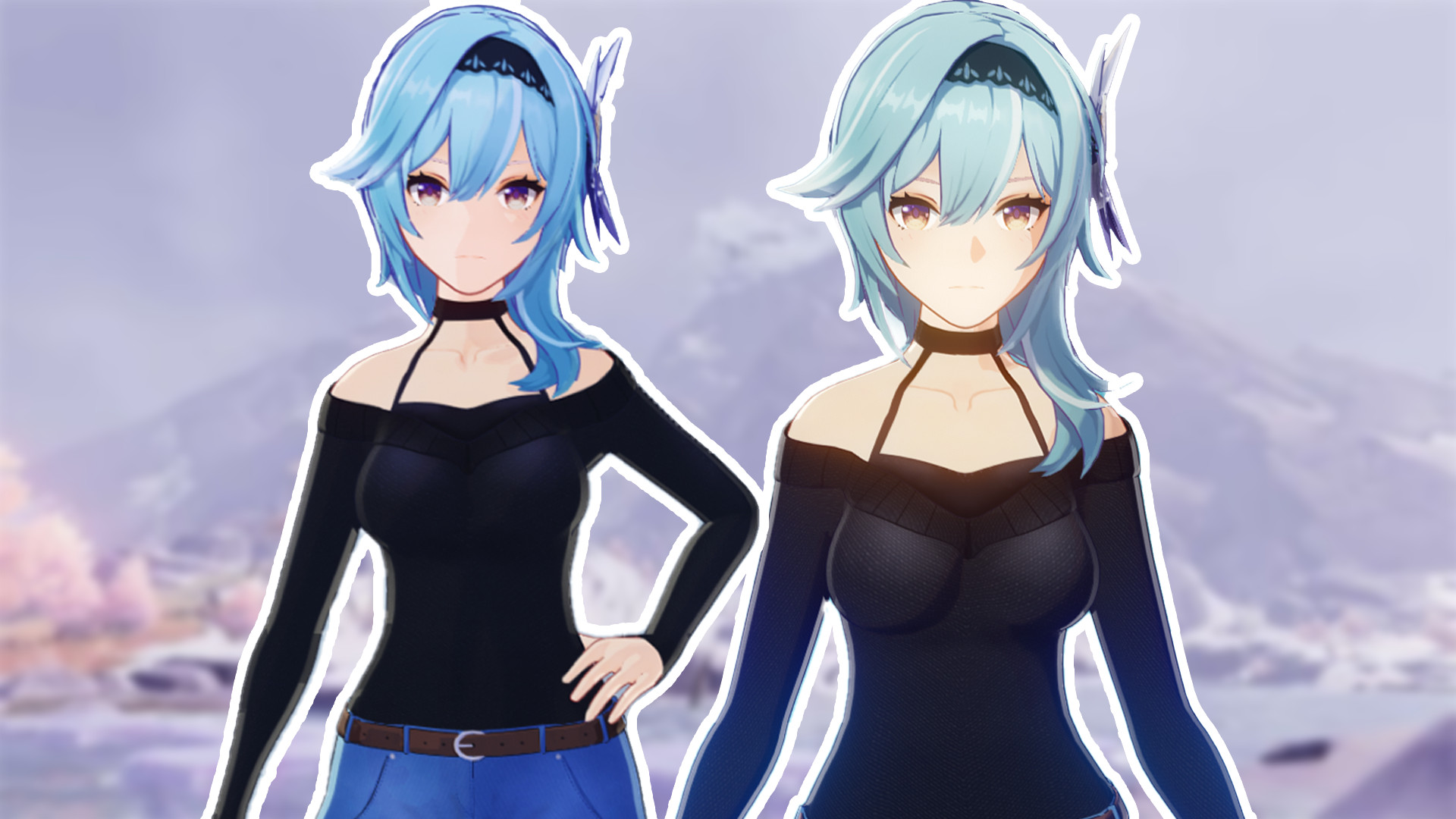 Eula's casual outing clothes Mod for Genshin Impact | GI Mods