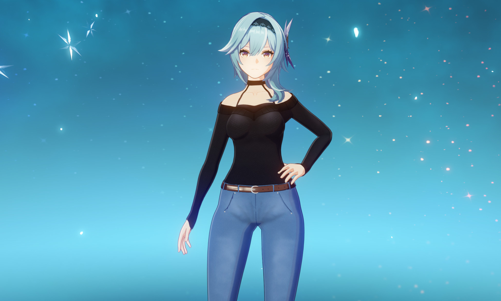 Eula's casual outing clothes Mod for Genshin Impact | GI Mods