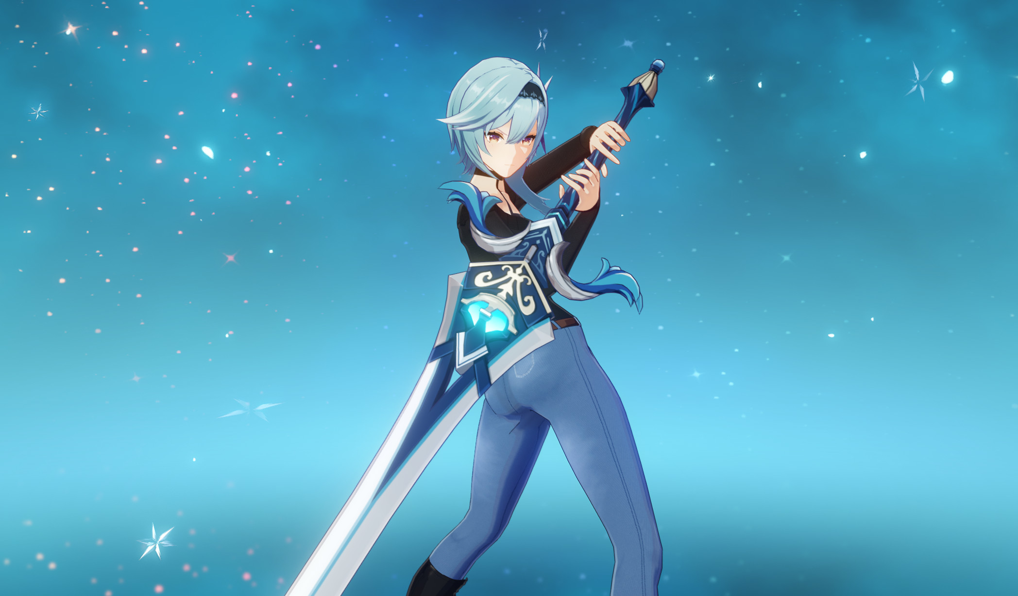 Eula's casual outing clothes Mod for Genshin Impact | GI Mods