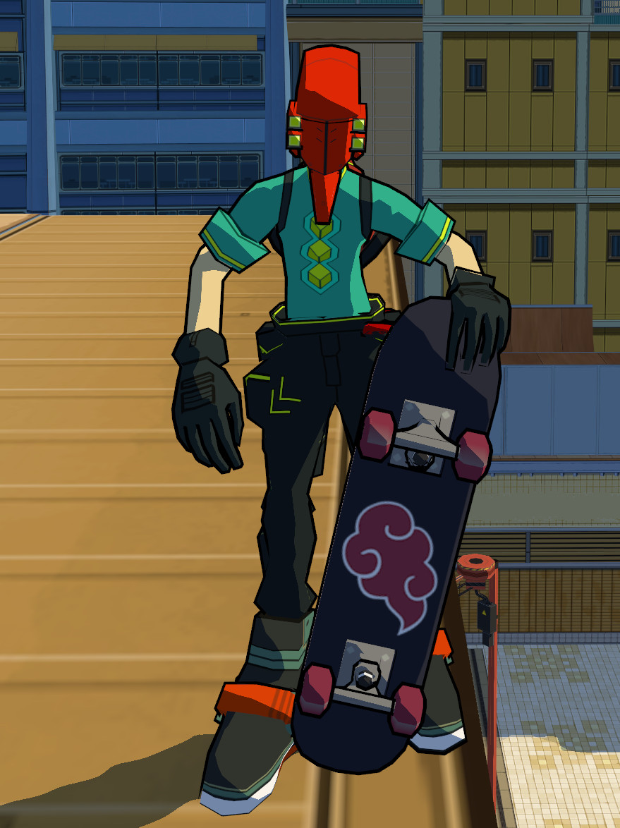 Akatsuki Board Mod for Bomb Rush Cyberfunk | BRC Mods