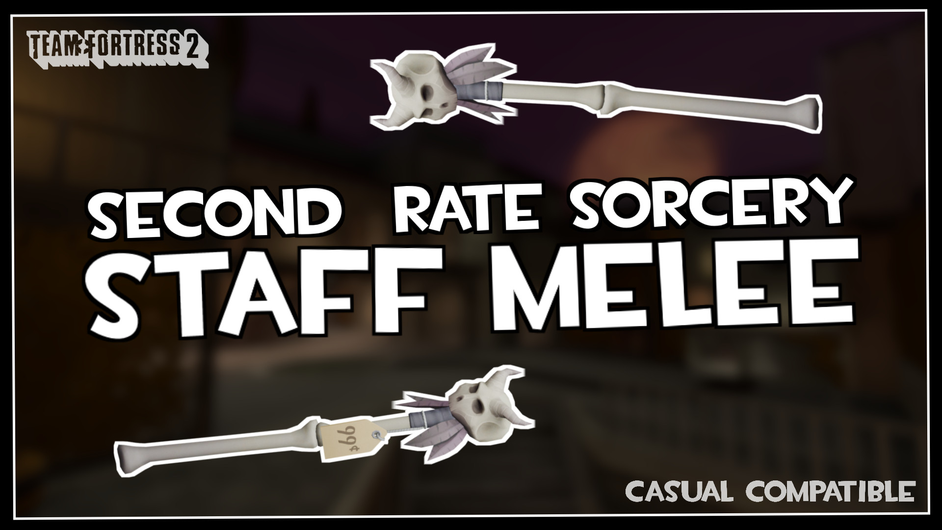 Second Rate Sorcery Staff Melee (Casual) Mod for Team Fortress 2 | TF2 Mods