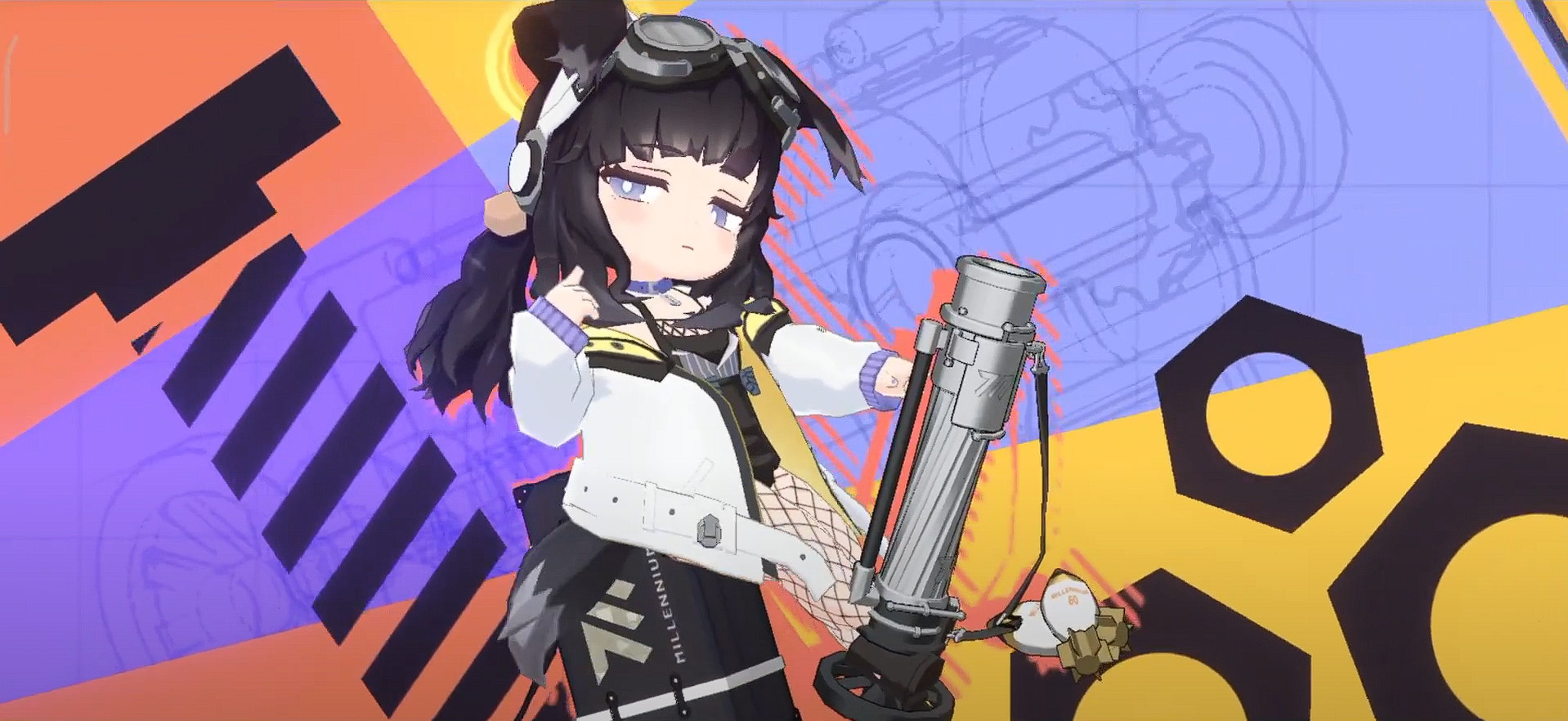 Blue Archive Hibiki's mortar as Dragon's Fury Mod for Team Fortress 2 ...