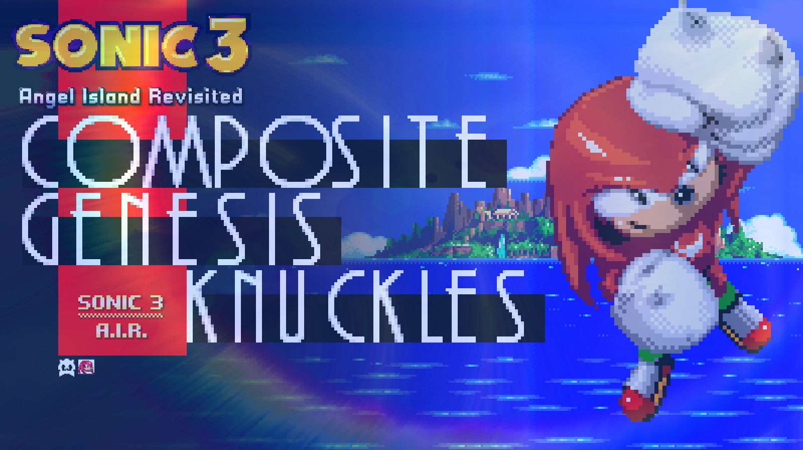 Composite Genesis Knuckles Mod for Sonic 3 A.I.R. | S3AIR Mods