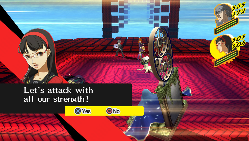 Better Party Prompts in Battle Mod for Persona 4 Golden (Vita) | P4G Mods