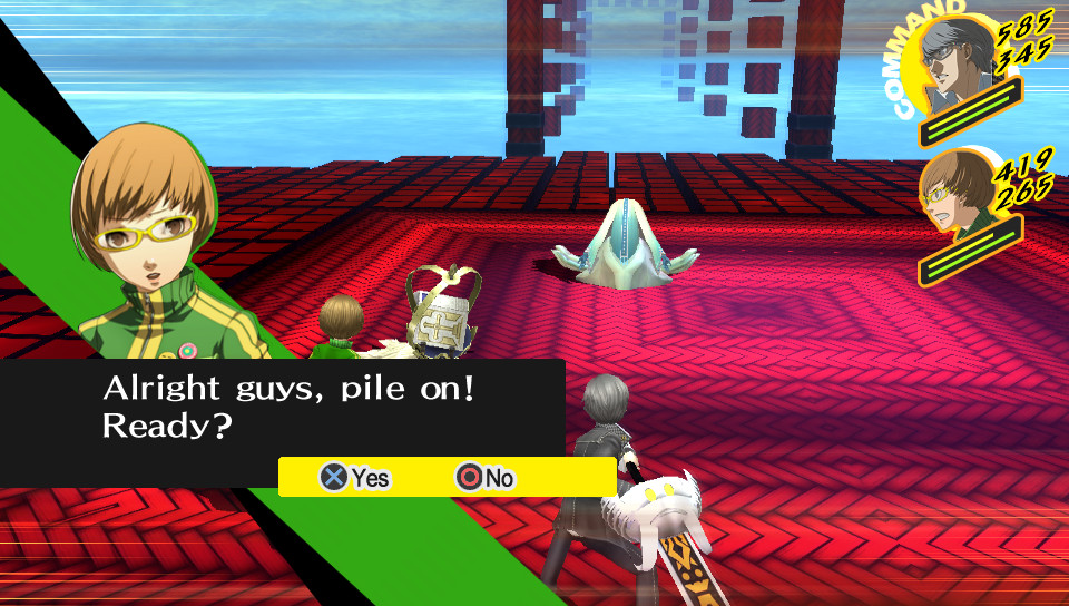 Better Party Prompts in Battle Mod for Persona 4 Golden (Vita) | P4G Mods