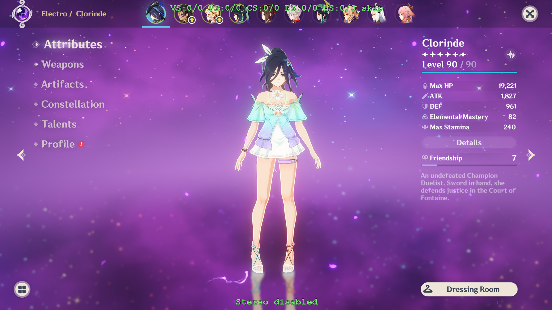 Clorinde Casual summer Mod for Genshin Impact | GI Mods