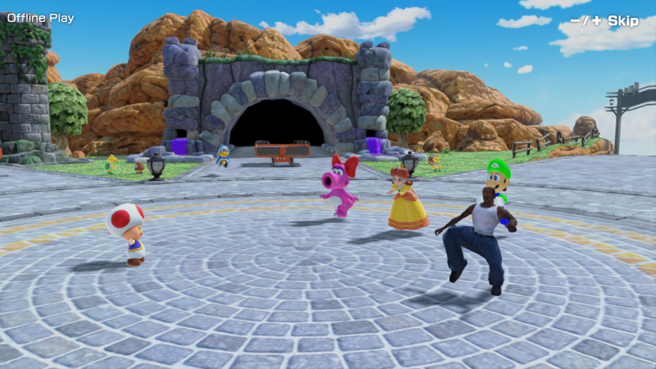 Carl CJ Johnson Mod for Mario Party Superstars | MPS Mods