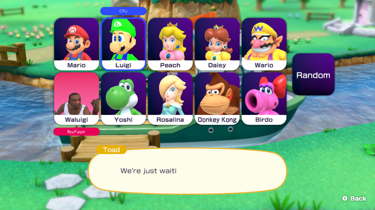 Carl CJ Johnson Mod for Mario Party Superstars | MPS Mods