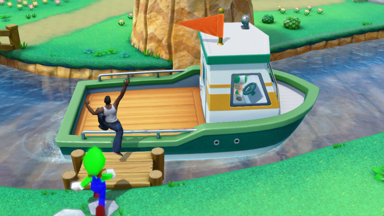 Carl CJ Johnson Mod for Mario Party Superstars | MPS Mods