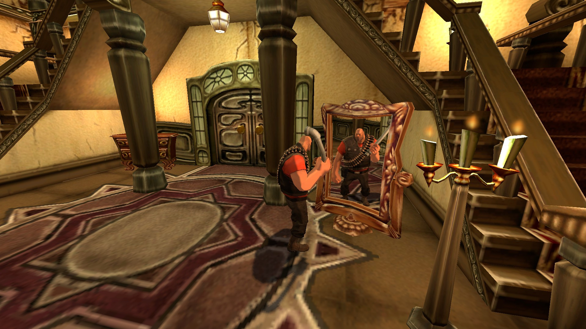 Heavy's metal Pipe over Staff & Pan Mod for Team Fortress 2 | TF2 Mods