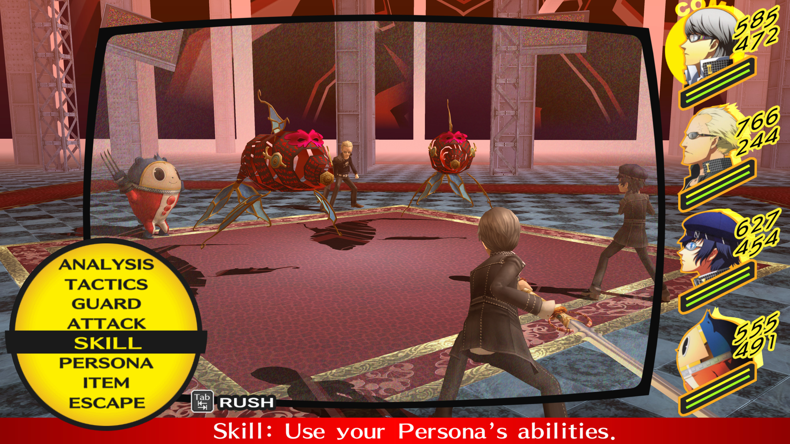 P4 The Animation Battle Portraits (64-bit) Mod for Persona 4 Golden PC (64 Bit) | P4G64 Mods