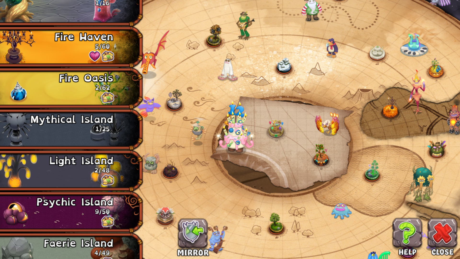 Map with Animated Monsters Mod for My Singing Monsters | MSM Mods