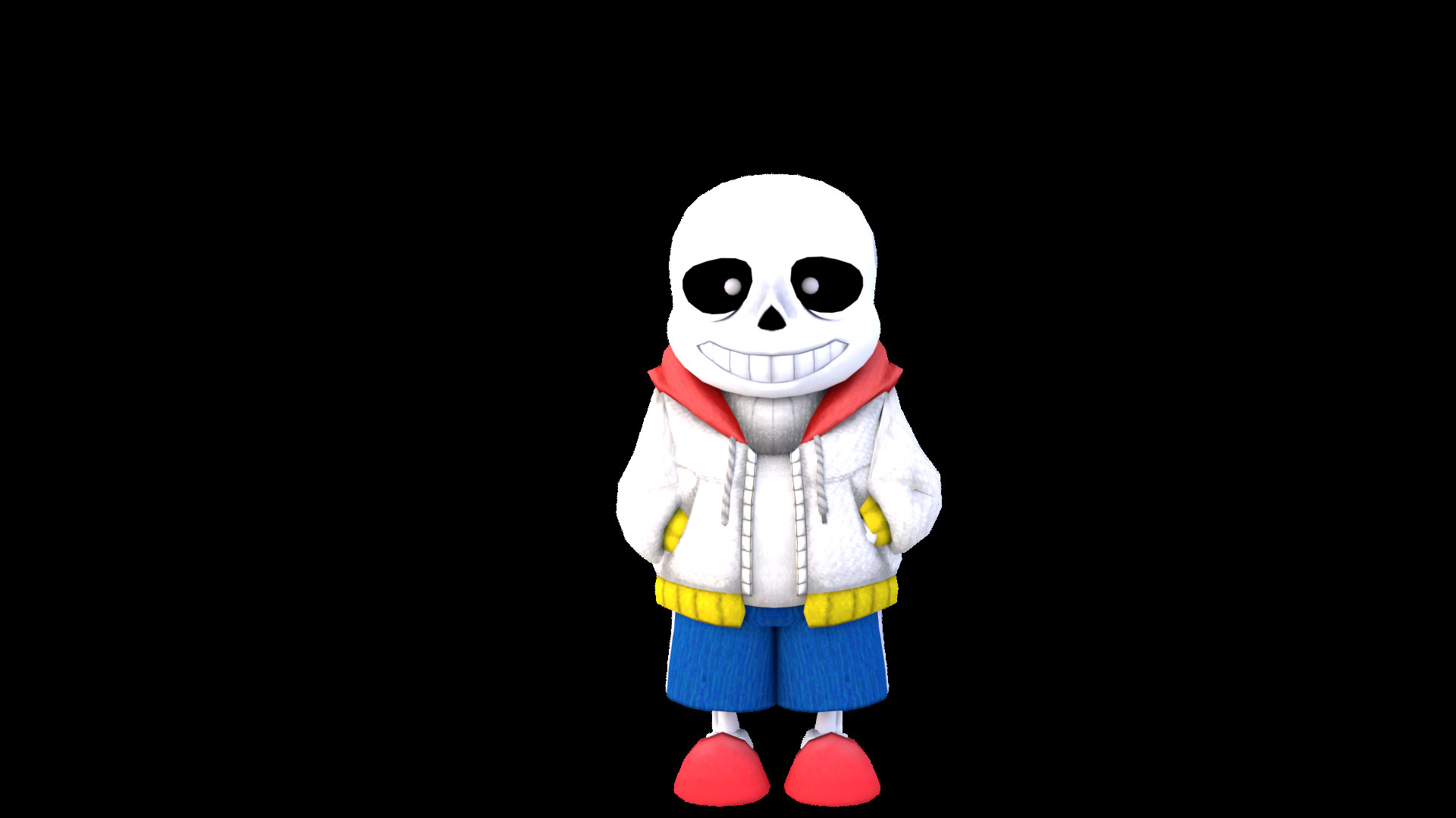 Sans "Default Pose" Cosmetic Pack Mod for Super Smash Bros. Brawl ...