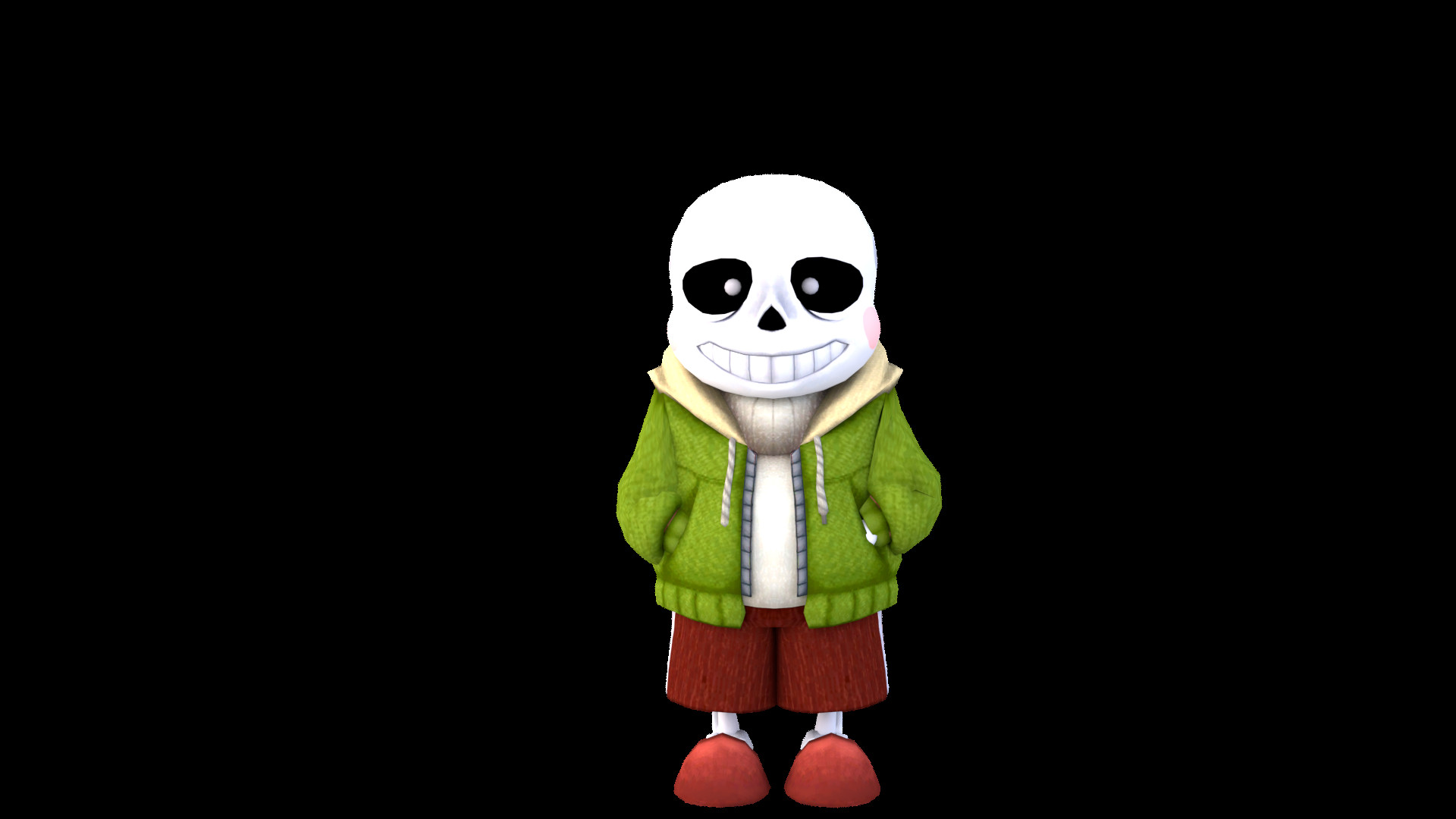 Sans "Default Pose" Cosmetic Pack Mod for Super Smash Bros. Brawl ...