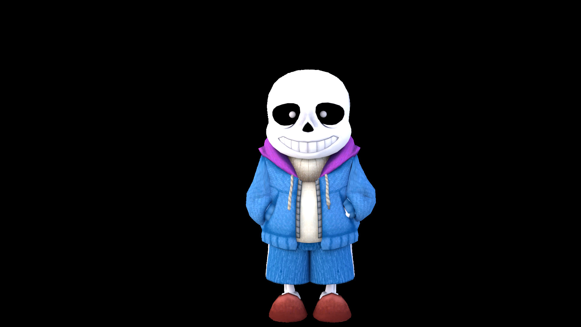 Sans "Default Pose" Cosmetic Pack Mod for Super Smash Bros. Brawl ...