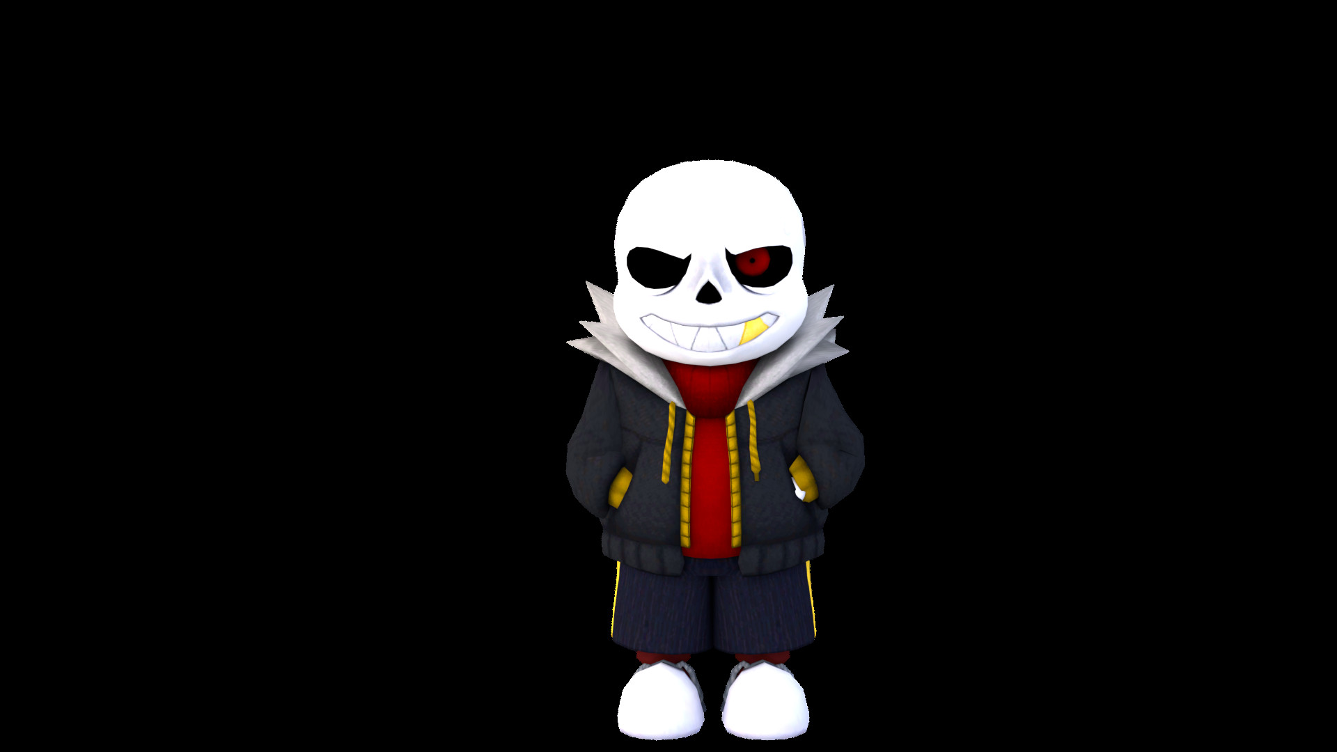 Sans "Default Pose" Cosmetic Pack Mod for Super Smash Bros. Brawl ...