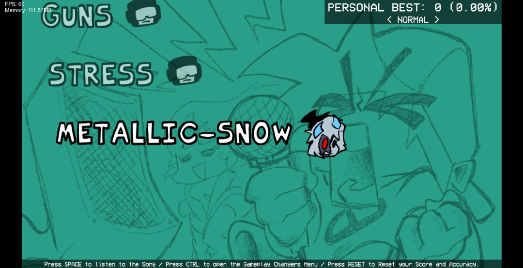 A Metallic Snow ONE-SHOT Mod for Friday Night Funkin' | FNF Mods