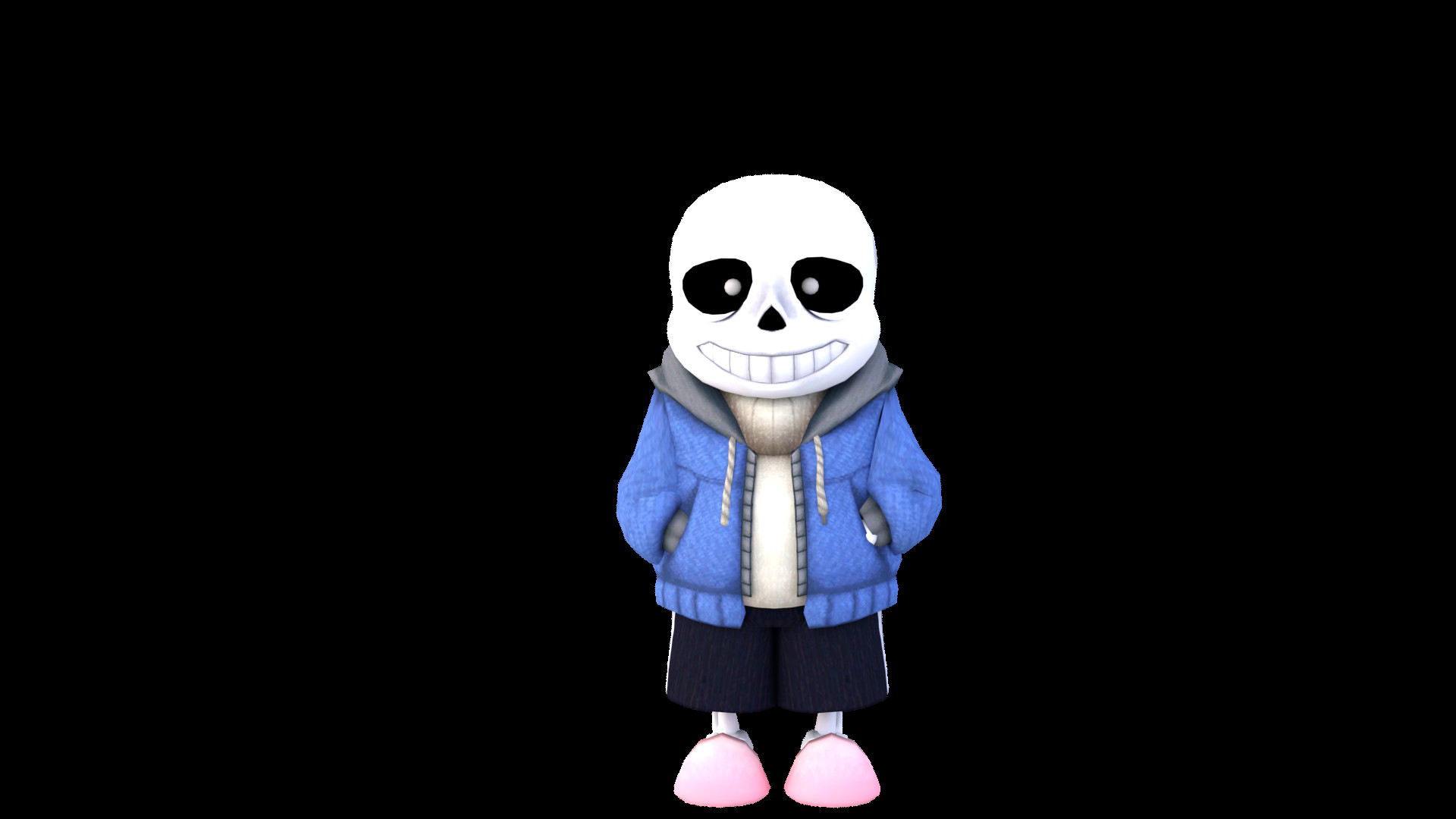 Sans "Default Pose" Cosmetic Pack Mod for Super Smash Bros. Brawl ...