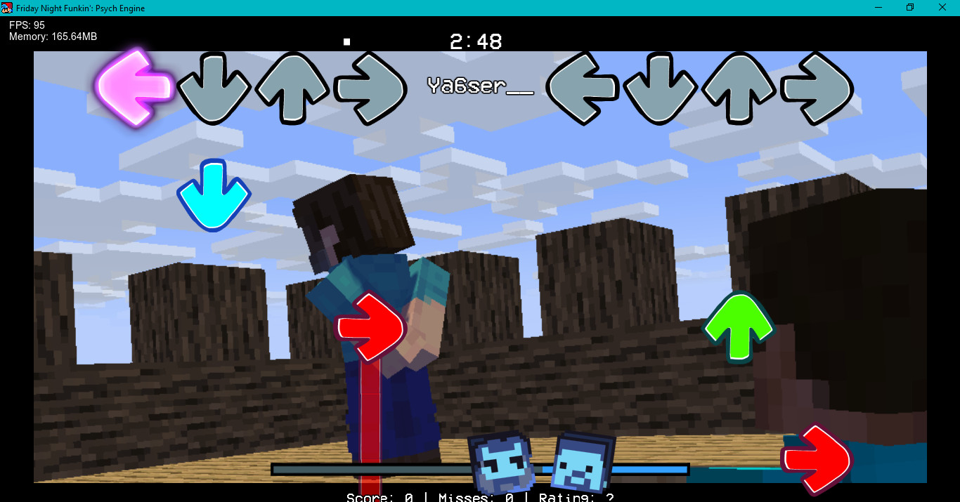 I AM STEVE!!.... BUT FNF MOD! | Minecraft mod Mod for Friday Night ...