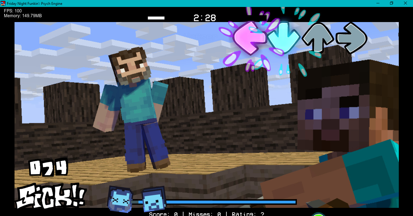 I AM STEVE!!.... BUT FNF MOD! | Minecraft mod Mod for Friday Night ...