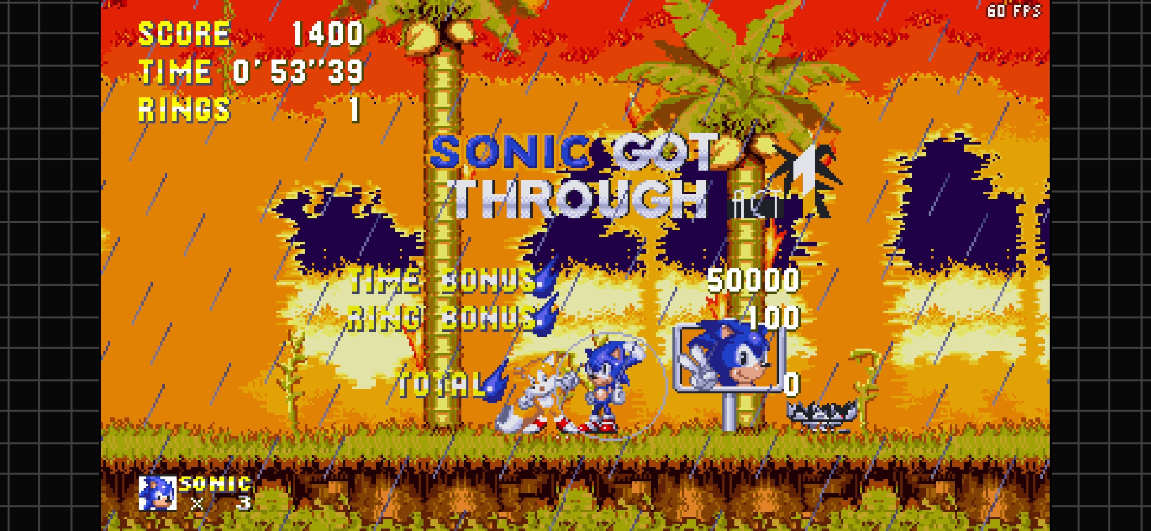 Different Sonic winning pose Mod for Sonic 3 A.I.R. | S3AIR Mods