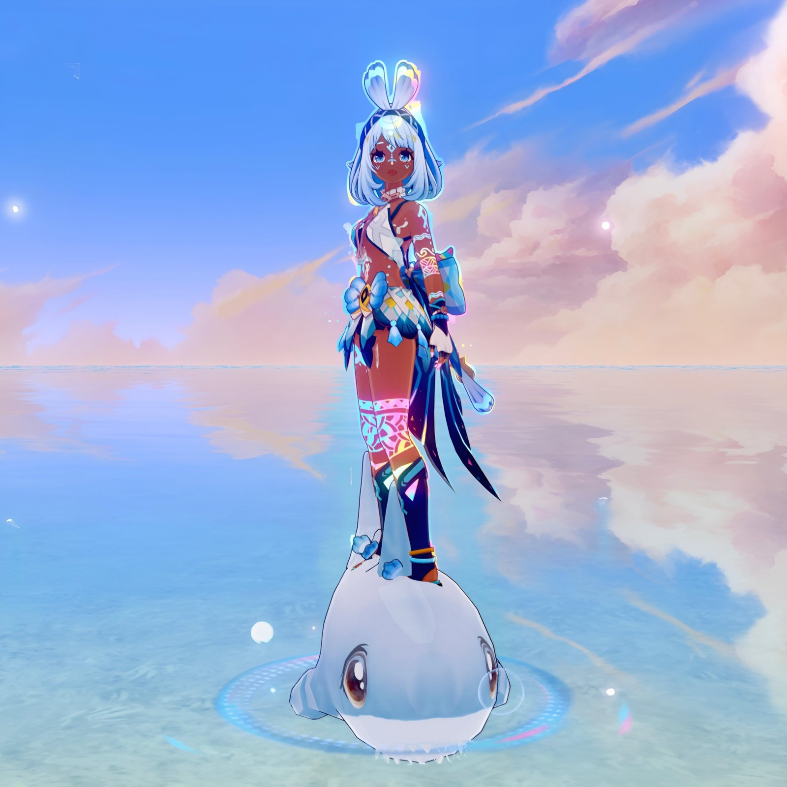 Mualani Blue Advanture ∩^ω^∩ Mod for Genshin Impact | GI Mods