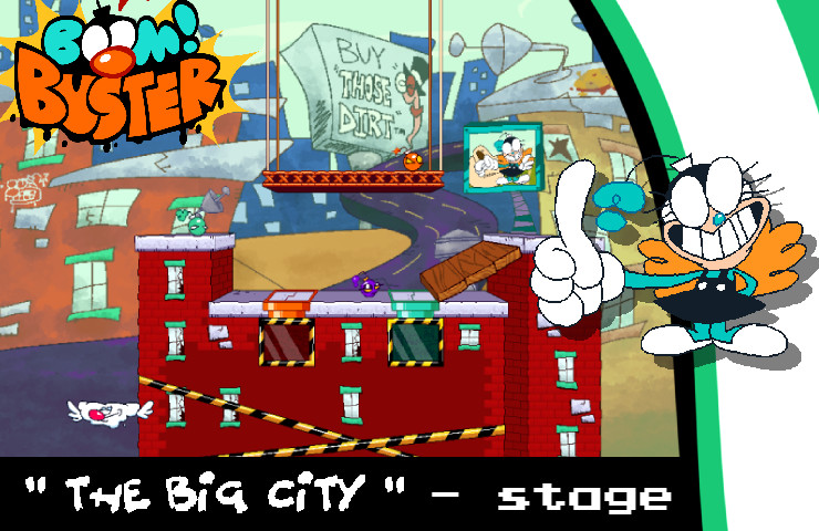 BOOM! Buster - "The Big City" (9.4/CMC+) Mod for Super Smash Bros ...