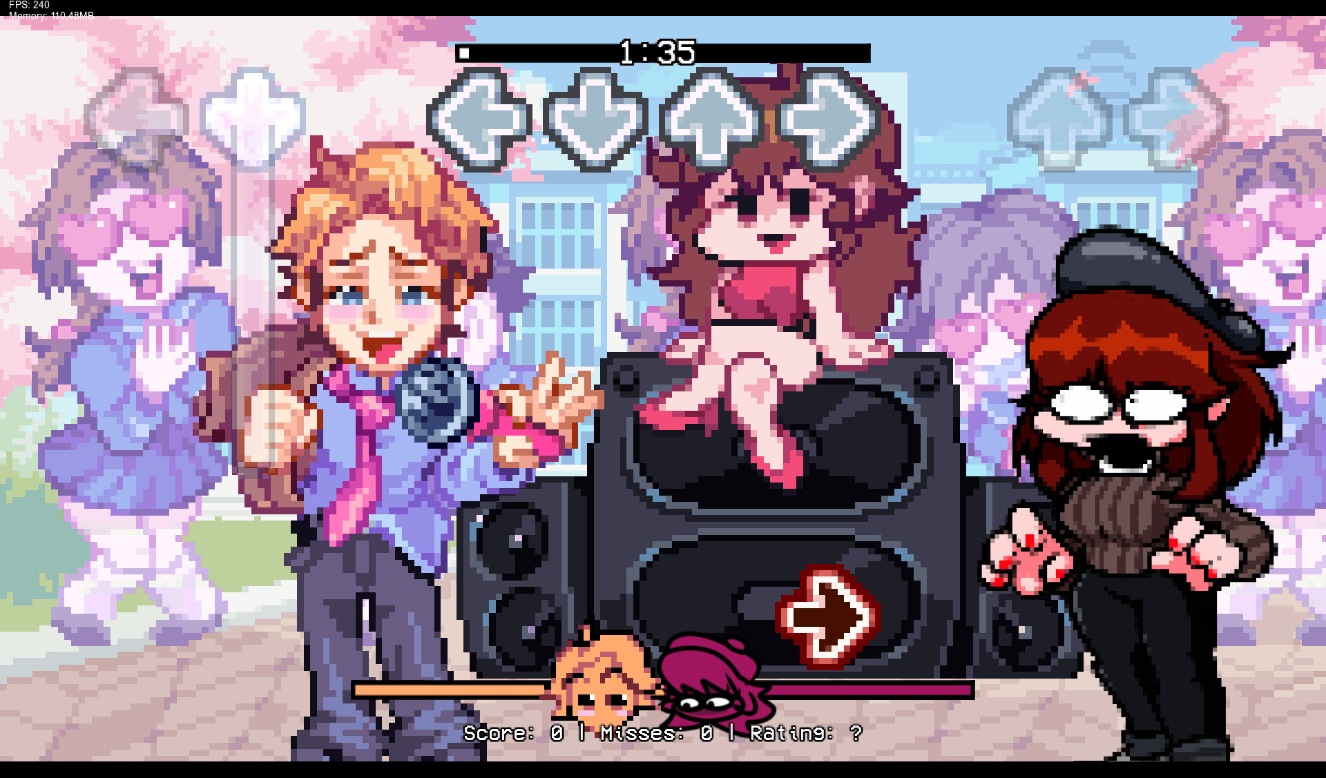 Massacre GF over BF Mod for Friday Night Funkin' | FNF Mods