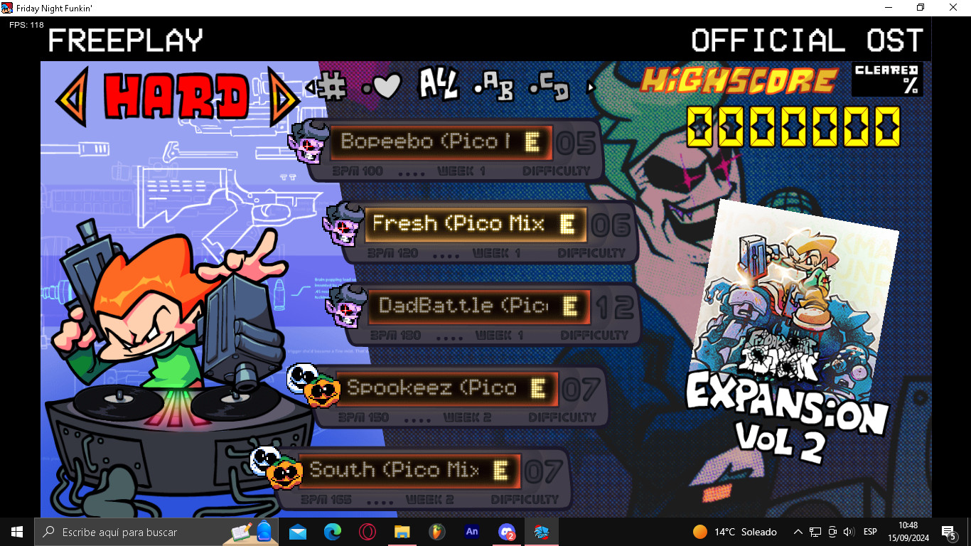 FNF Playable Pico Update Optizado-Optimized Mod for Friday Night Funkin' | FNF Mods