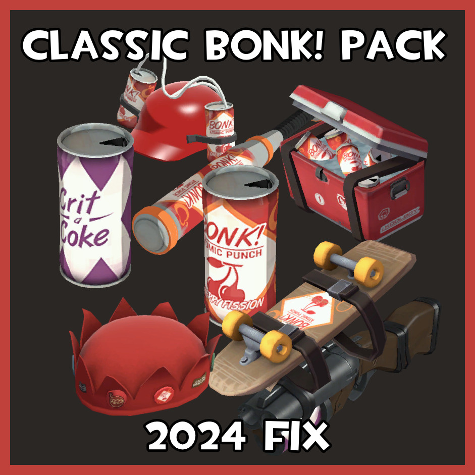 Classic Bonk! Pack (2024 Fix) Mod for Team Fortress 2 | TF2 Mods