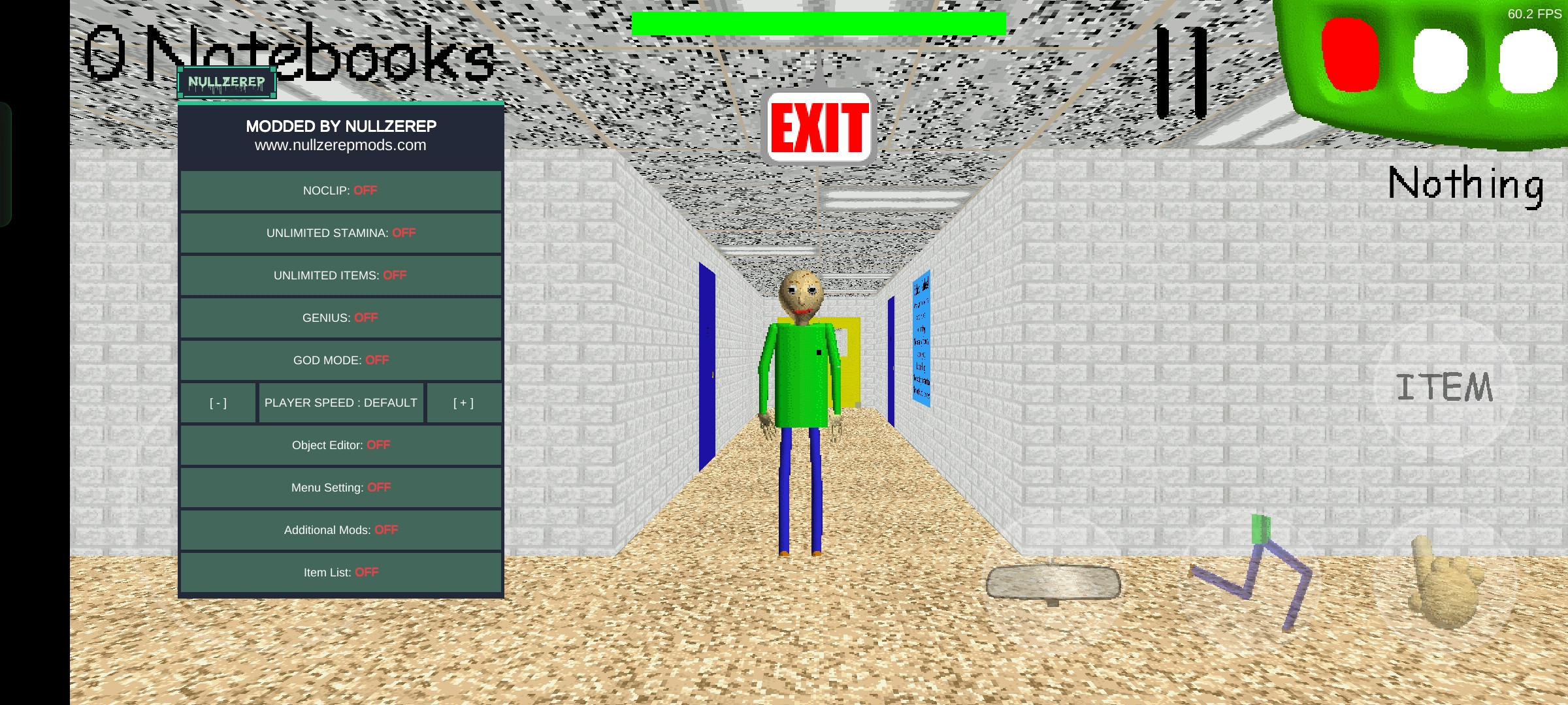 Baldi 's basics classic nullzerep Mod for Baldi's Basics | Baldi Mods