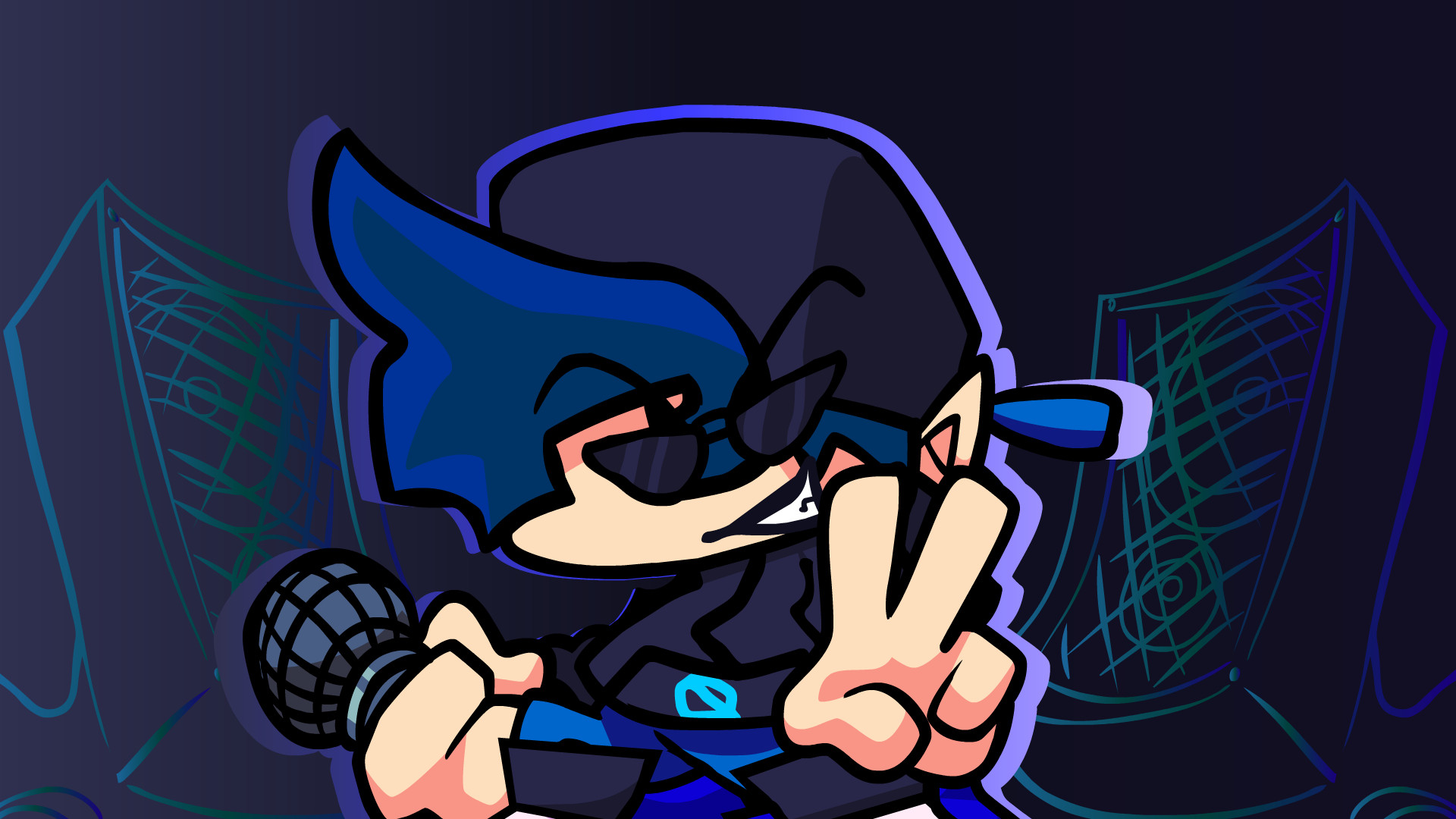 THE NIGHT OF BLUE' Mod for Friday Night Funkin' | FNF Mods