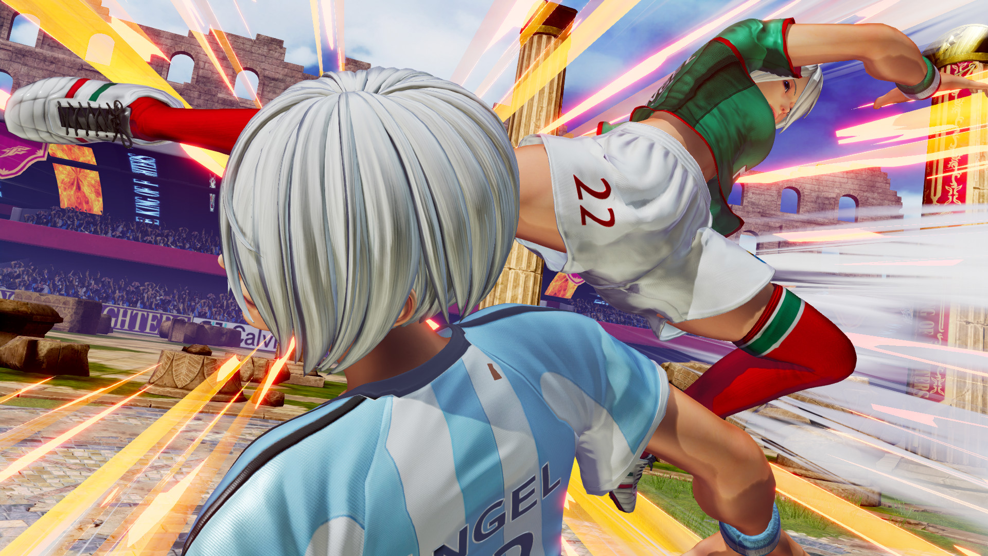 Football Ángel Mod for The King of Fighters XV | KoFXV Mods