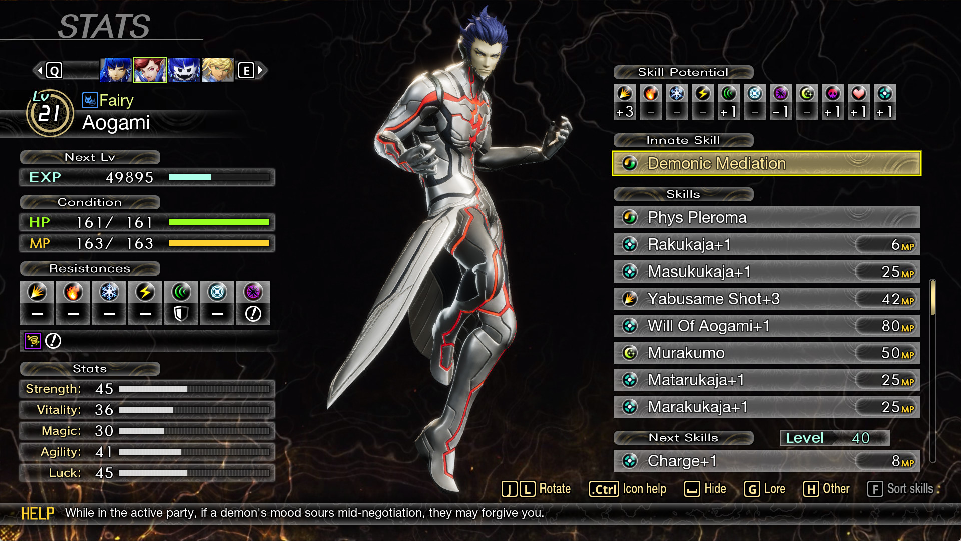 Playable Aogami( Beta) Mod for Shin Megami Tensei V: Vengeance | SMTVV Mods