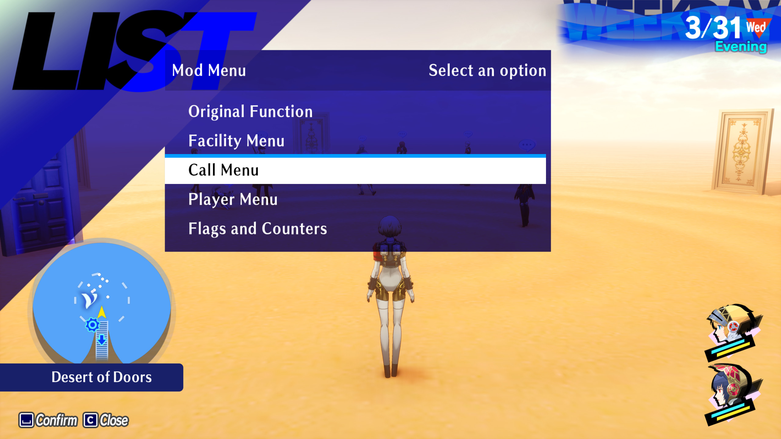 P3R Mod Menu Mod for Persona 3 Reload | P3R Mods