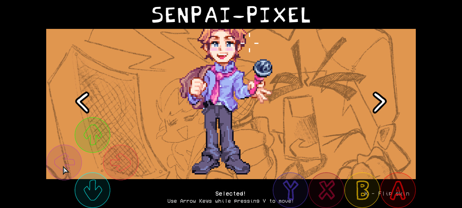 Skin Senpai Mod for Friday Night Funkin' | FNF Mods